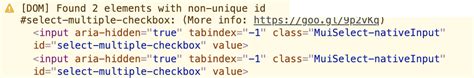 Reporting An Inherent Bug In Material Table Two Lookup Dropdown Lists With The Same DOM Id