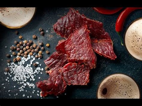 Джерки из говядины Сушеное мясо Мясные говяжьи чипсы - YouTube