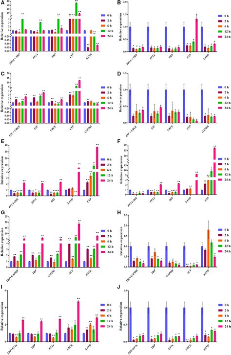 relative quantification of vcmate1 expression using validated reference