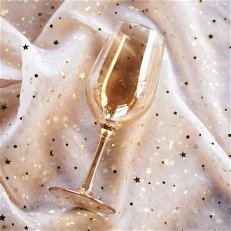 2pcs Amber Plating Goblet Crystal Champagne Glass Grandado