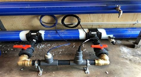 Conductivity And Turbidity Sensors Installed In The Pilot Container