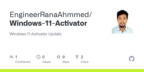 Actions · Engineerranaahmmed Windows 11 Activator · Github