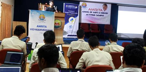 Workshop On Python Programming At Amrita Vishwa Vidyapeetham Mysuru Campus Amrita Vishwa