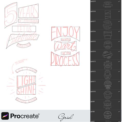25 Grid Brush Procreate Design Take Your Creativity To New Heights