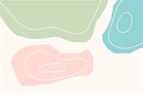 Premium Vector Abstract Simple Blob Background With Lines