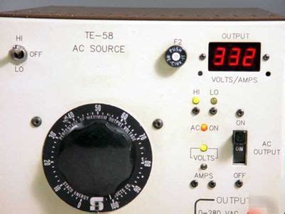 V A Metered Isolated Variac Ac Power Supply