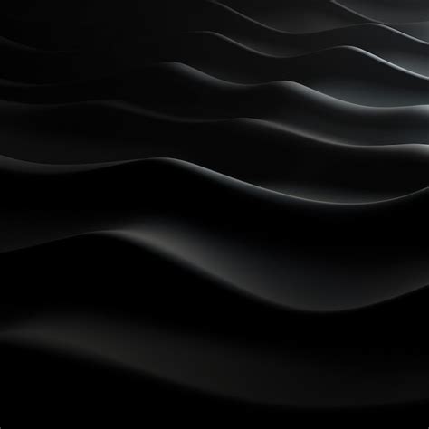 Premium Ai Image Black Abstract Curves Created Using Generative Ai