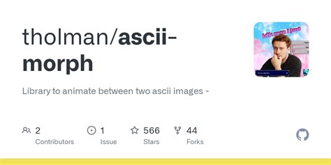 Github Tholmanascii Morph Library To Animate Between Two Ascii Images
