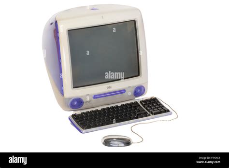 Original Old Apple IMac Personal Desk Top Computer Power PC G3 Model With CRT Type Screen