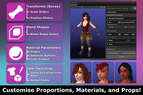 character creator framework instant customization