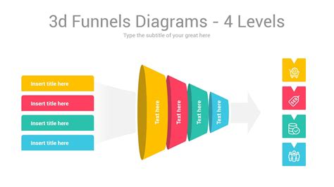 The Funnels Diagrams Powerpoint Template Is A Modern And Simple