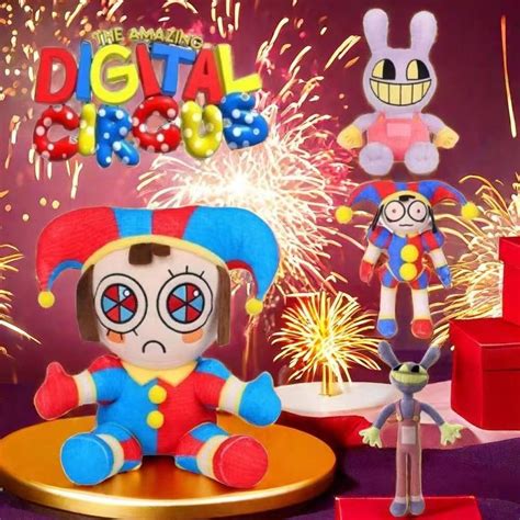 The Amazing Digital Circus Cartoon Plushie Theater Rabbit Doll Stuffed