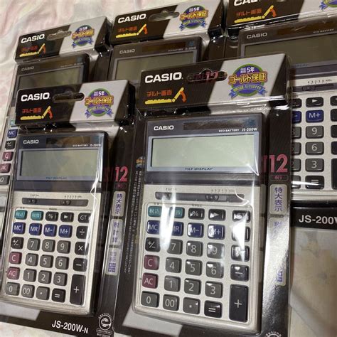新品未開封カシオ Casio カシオ 実務電卓 Js 200w N 5台 By メルカリ