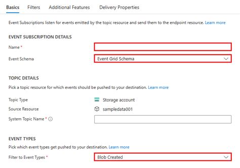 스토리지 계정에서 event grid 구독 만들기 azure data explorer microsoft learn
