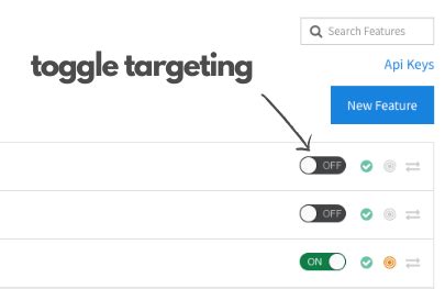 Enable And Disable Features