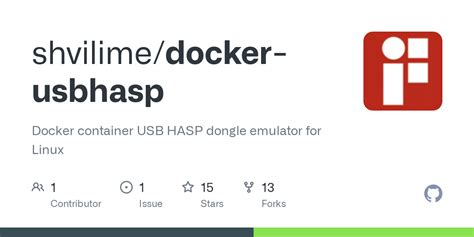 Github Shvilime Docker Usbhasp Docker Container Usb Hasp Dongle Emulator For Linux