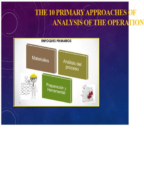 10 Key Approaches To Operation Analysis Pdf Tools Engineering