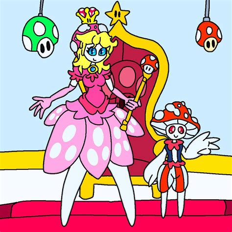 Loonyverse Princess Peach And Toad By Loonydraws96 On Deviantart