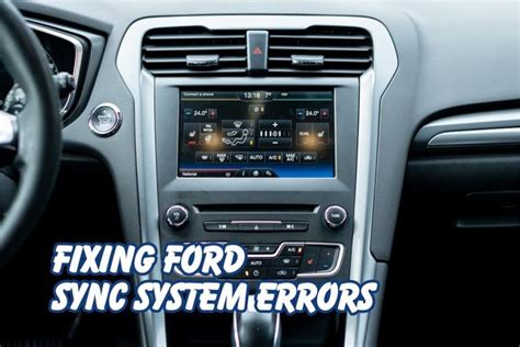 Fixing Ford Sync System Errors Johns Auto Care Center