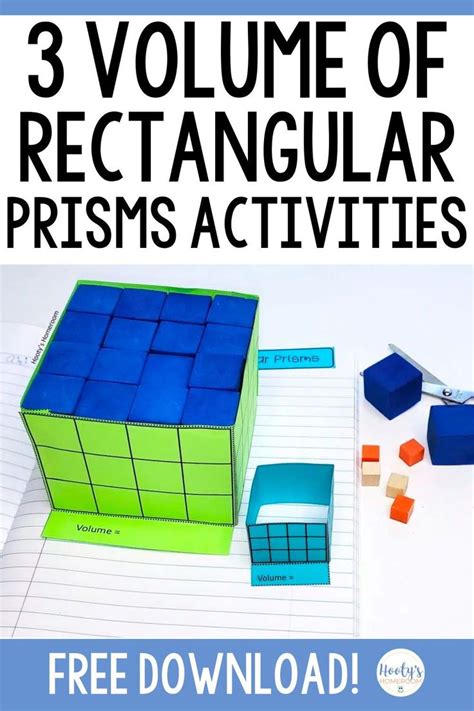 Volume Of Rectangular Prisms 3 Fun Volume Activities To Build Understanding Volume Volume Of Rectangular Prisms 3 Fun Volume Activities To Build Understanding Volume