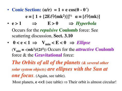 ppt sect 3 7 kepler problem r 2 force law powerpoint presentation