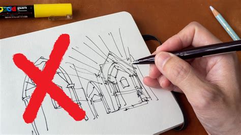 Common Urban Sketching Mistakes Featuring My Sketches From Auckland Youtube