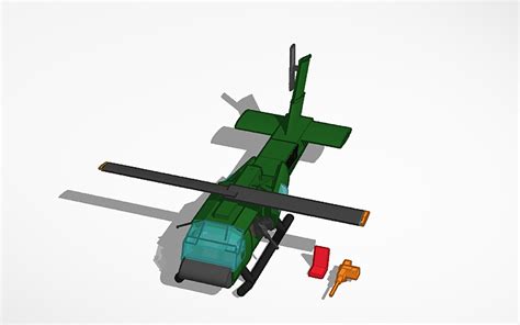 3d Design Uh 1d Huey Tinkercad