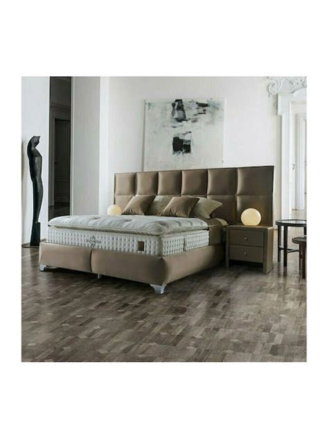 Plane Κρεβάτι Διπλό Επενδυμένο με Ύφασμα με Αποθηκευτικό Χώρο And Τάβλες 140x200cm Skroutz Gr