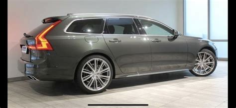 Grey Volvo Wagon in Showroom