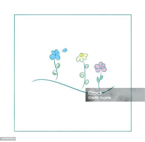 손으로 그린 낙서 스타일 벡터 일러스트로 꽃 세트 인사말 카드 3월에 대한 스톡 벡터 아트 및 기타 이미지 3월 계절 공휴일 Istock