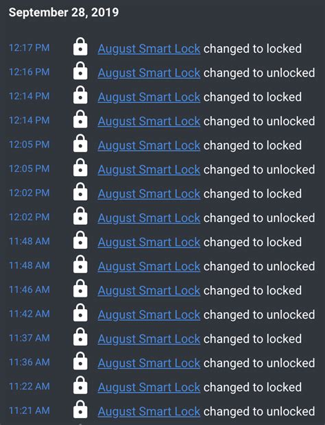 August Smart Lock Gen2 Constantly Sending Unlocked Signal To Hass Configuration Home