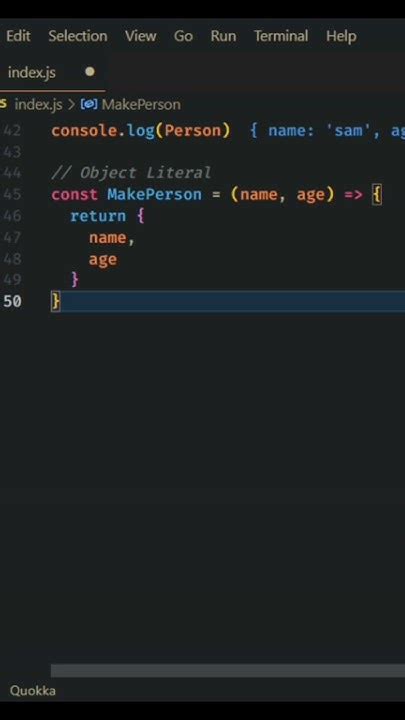 How To Create An Object In Javascript Using Object Literal Expression