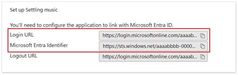 Microsoft Entra Id를 사용하여 Ssosingle Sign On를 위한 Settling Music 구성 Microsoft Entra Id