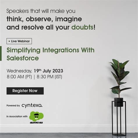 Cyntexa On Linkedin Livewebinar Salesforcewebinar Salesforce Freewebinar Businesswebinar…