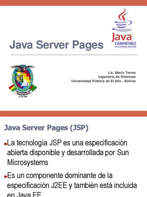 05 jsp pdf páginas del servidor java java lenguaje de programación