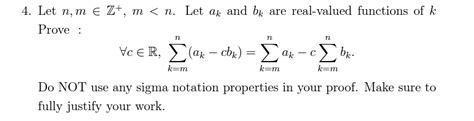 Solved Let Ak ﻿and Bk ﻿are Real Valued Functions Of Kprove