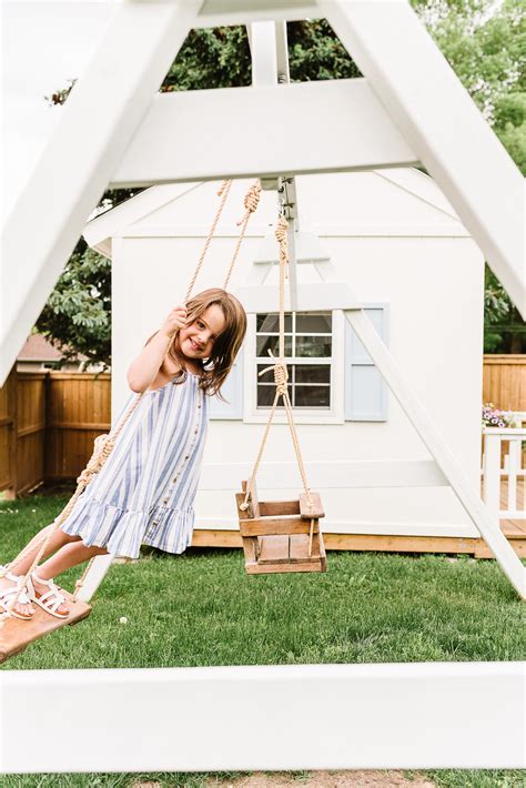 Backyard Wooden Swing Set The Best Backyard Playground Equipment Of