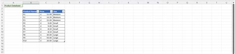 using ms excel create a customer database with at least 10 entries