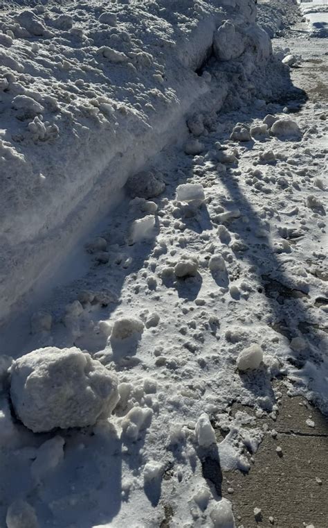 Removing Ice Boulders Rsnow