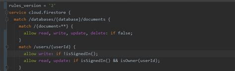 Is There A Firebase Storage Rules Syntax Highlighter For Webstorm