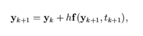 how to apply newton s method on implicit methods for ode systems
