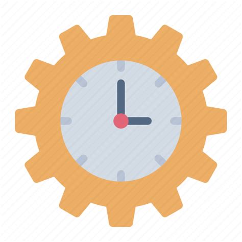 Time Gear Setting Industry Factory Mass Production Icon Download On Iconfinder