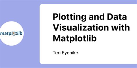 Plotting And Data Visualization With Matplotlib Dev Community