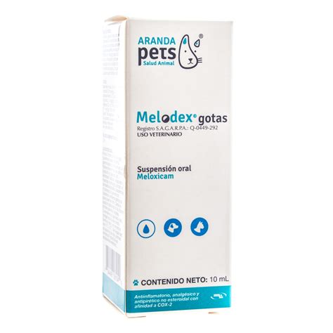 Melodex® Gotas Para Perros Y Gatos 10 Ml Meloxicam