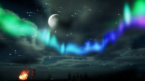 unreal engine 5 aurora northern lights tutorial part 2 mesh r