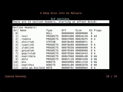 security bsides talk a deep dive into go malware using metadata to