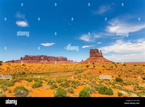 Scenic Sandstones Landscape At Monument Valley Stock Photo Alamy