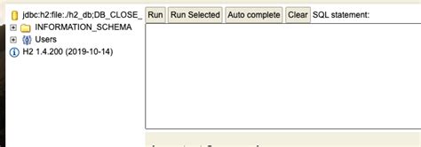 Java Jdbch2fileh2db Tables Dont Existspringboot Jpa Stack Overflow