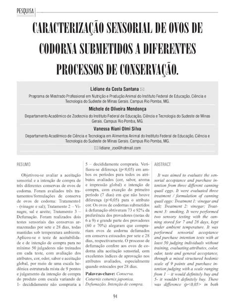 PDF ESISA CARACTERIZAÇÃO SENSORIAL DE OVOS DE produção de ovos e rápido retorno do
