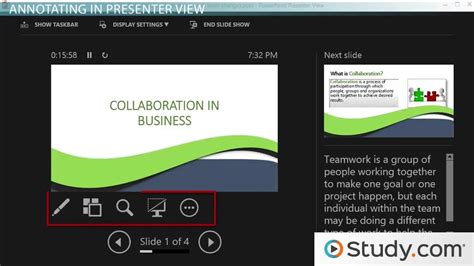 How To Present Your Powerpoint Slideshow Annotations Presenter View